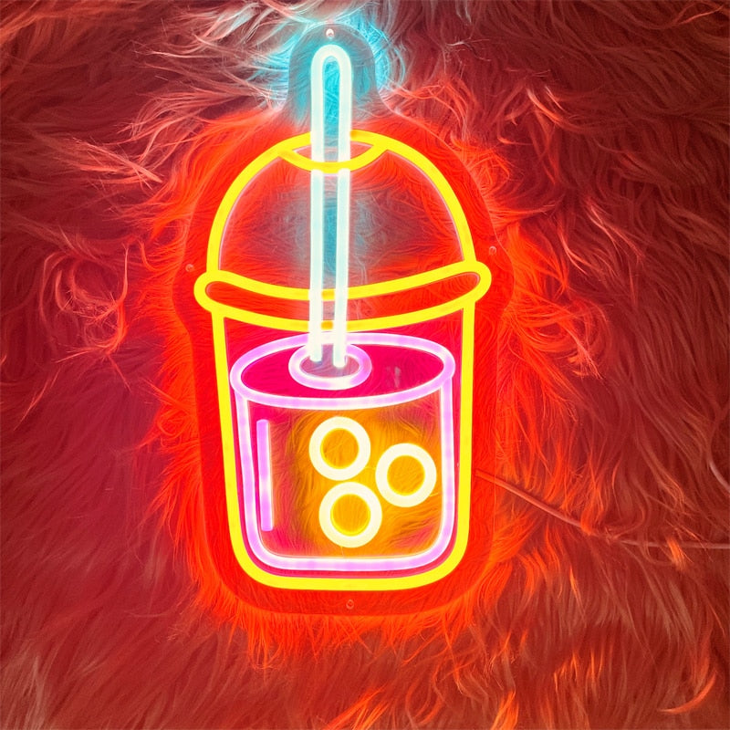 Led Neon Bubble Tea | France Corée du Sud